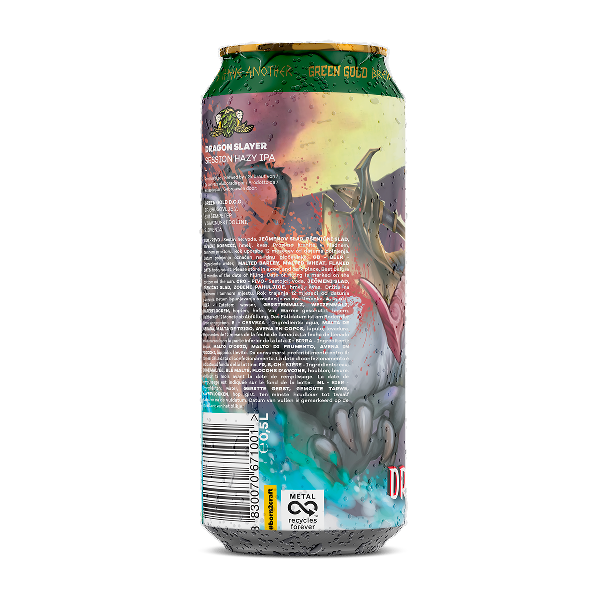 DRAGON SLAYER - SESSION HAZY IPA, 4,0% alc. – Green Gold Brewing